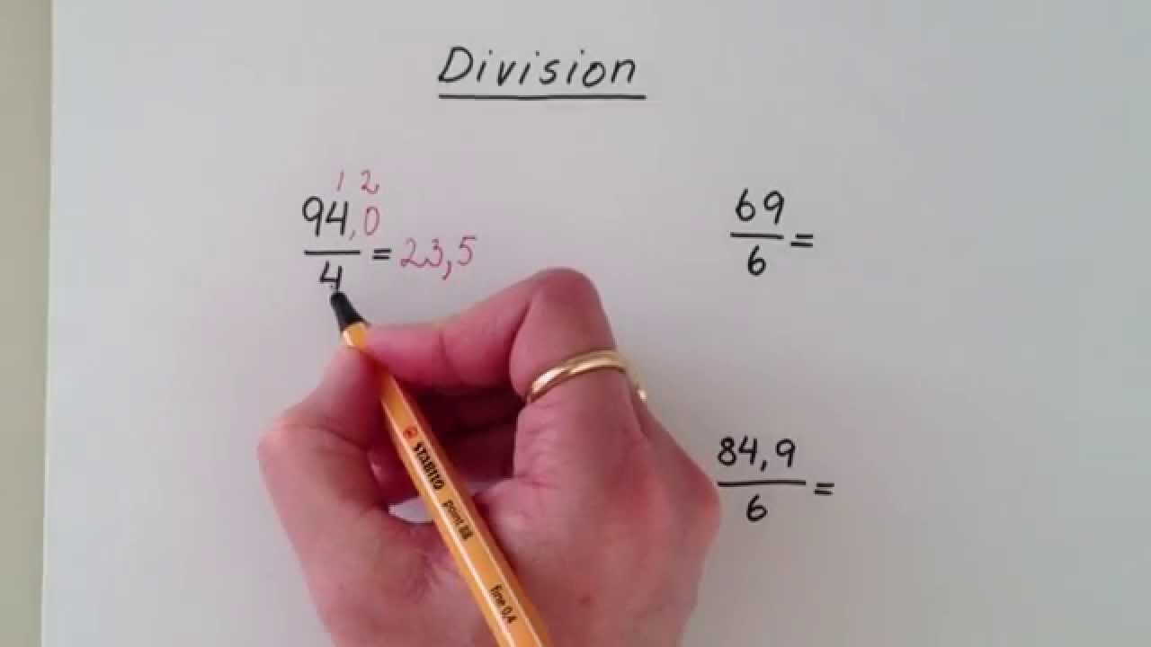 Division - decimaler i kvoten | Majalin
